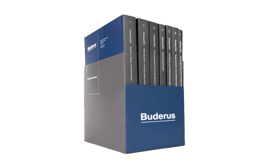 Buderus-Katalog 2024: Neue Wärme­pumpen und Hybrid­systeme