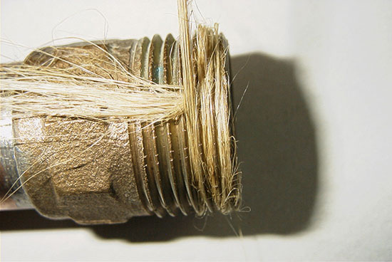 Gewindeverbindungen mit Hanf und Co.