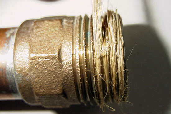 Gewindeverbindungen mit Hanf und Co.